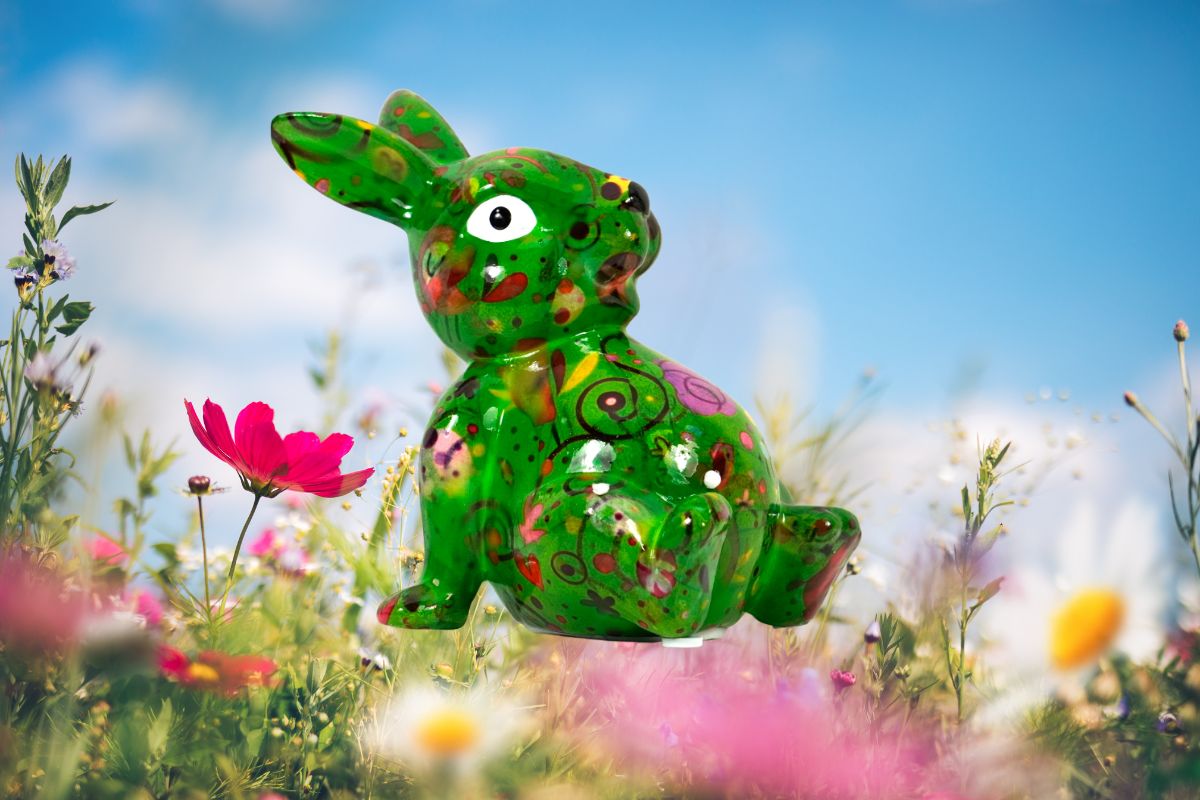 Pomme Pidou Money Bank Spardose Petit Hase Osterhase Billie Grün ...