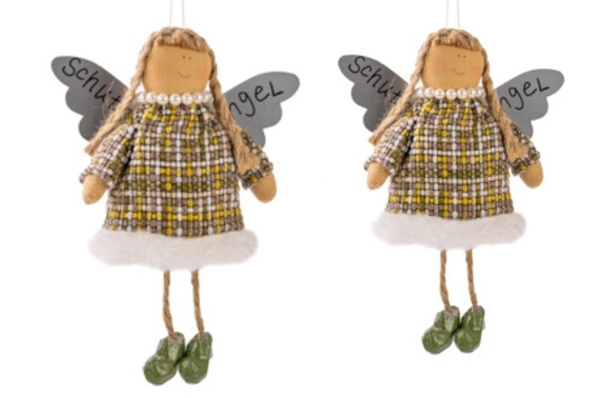 Baden Schutzengel Aufhänger Deko Stoff Jule Engel - Elfengarten Dormagen