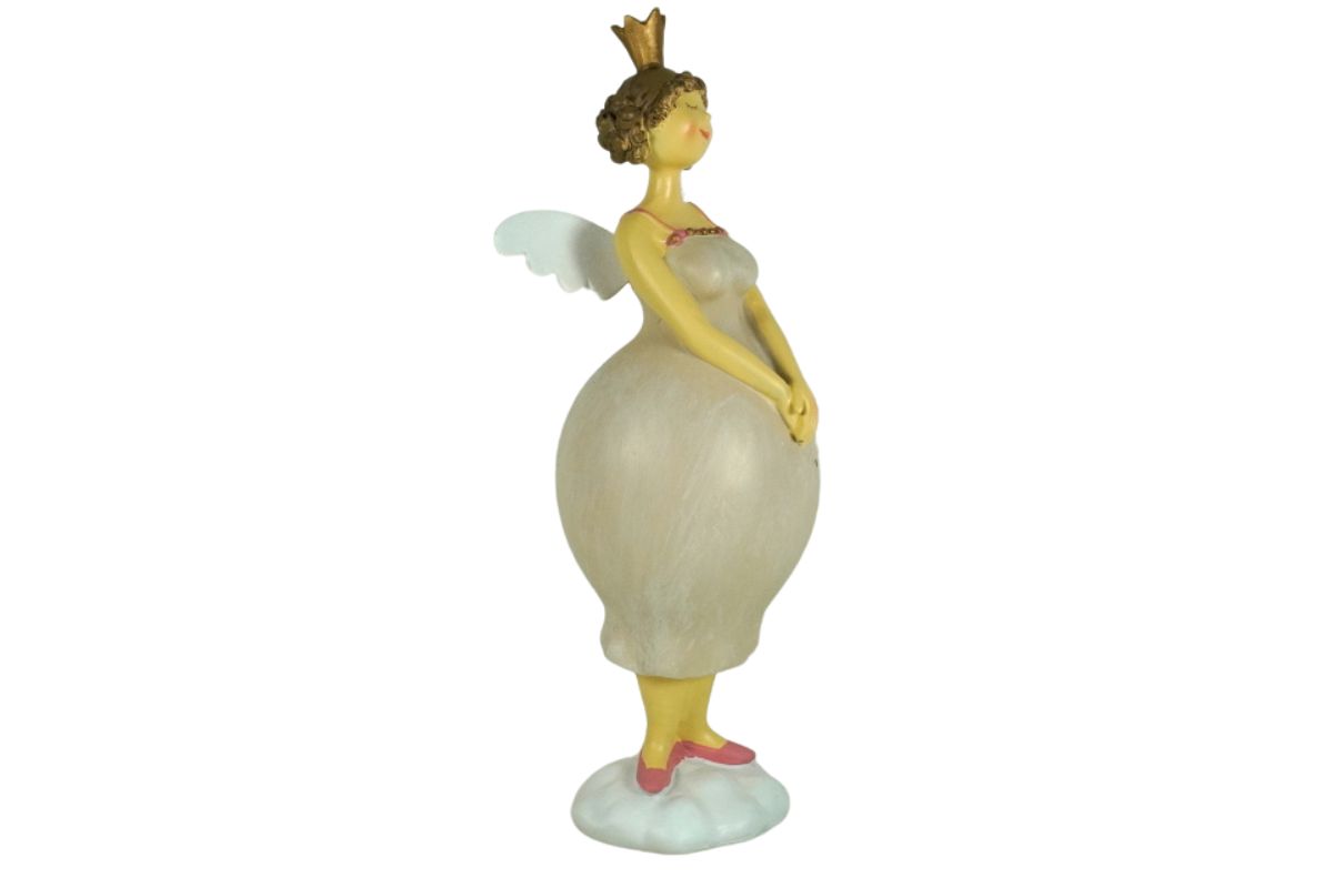 Dekofigur Dicker Schutzengel Nana Lady Lisa Engel mit Krönchen ...