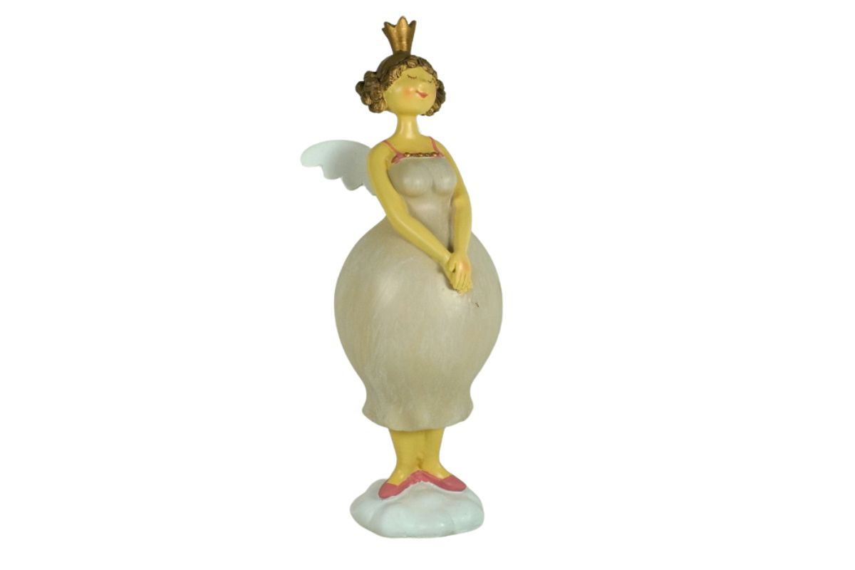 Dekofigur Dicker Schutzengel Nana Lady Lisa Engel mit Krönchen ...